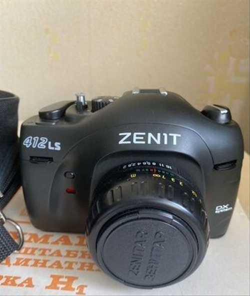 Пленочный фотоаппарат zenit 412 ls