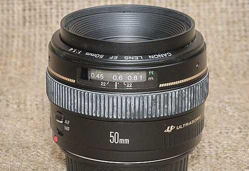 Объектив Canon EF 50 mm f/1.4 USM