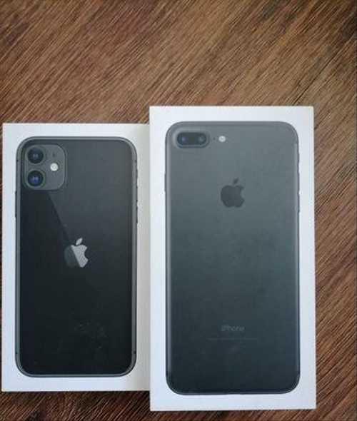 Коробка от iPhone 7 и iPhon 11