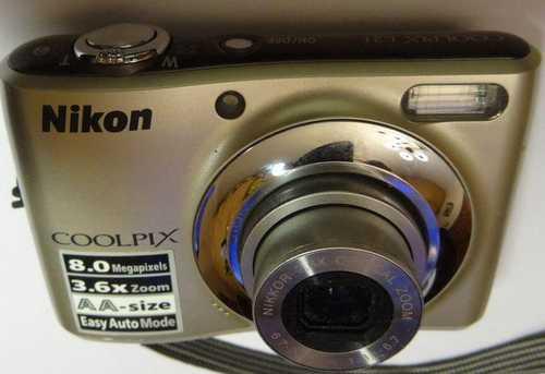 Фотоаппарат 2,5" Nikon L21 Coolpix бу 8Мп хор сост