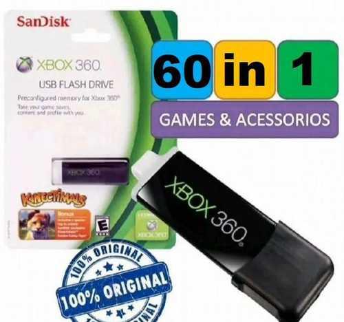 Сборник игр для Xbox 360 на USB (60 игр) Лицензия