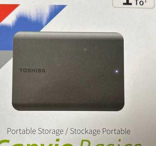 Внешний HDD Toshiba, 1тб. Новый