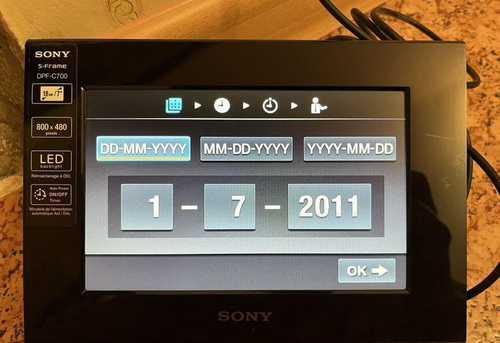 Цифровая фоторамка Sony DPF-C700