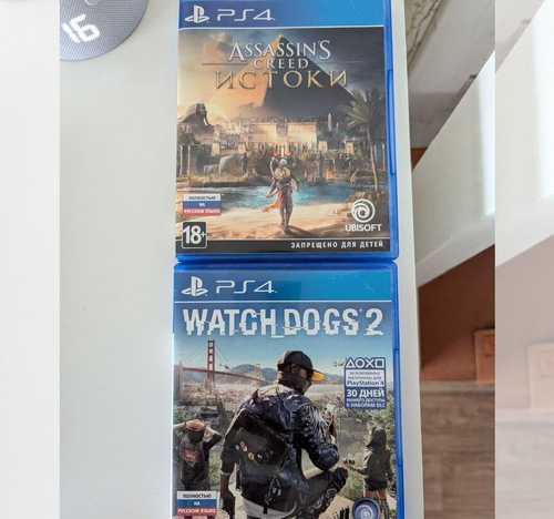 Watch dogs 2 и Assassin's Creed Origins PS4/PS5