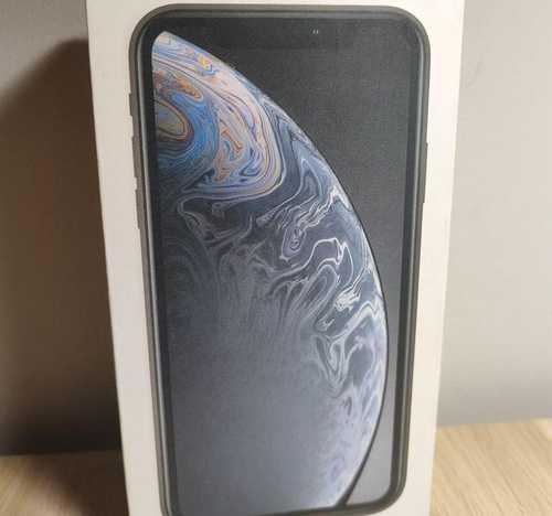 Коробка от iPhone XR space gray