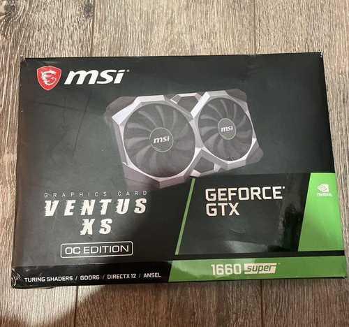 Видеокарта gtx 1660 super