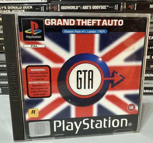 GTA London Mission Pack #1 PS1 PAL