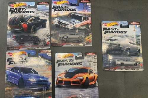 Hot wheels premium fast furious торг