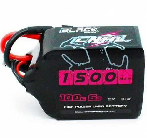 Аккумулятор cnhl Black Series 1500mAh 6S 100C LiPo