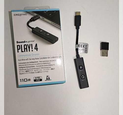 Usb звуковая карта creative sound blaster play4