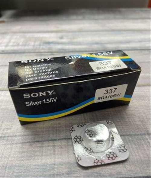 Батарейки Sony 377, SR416SW