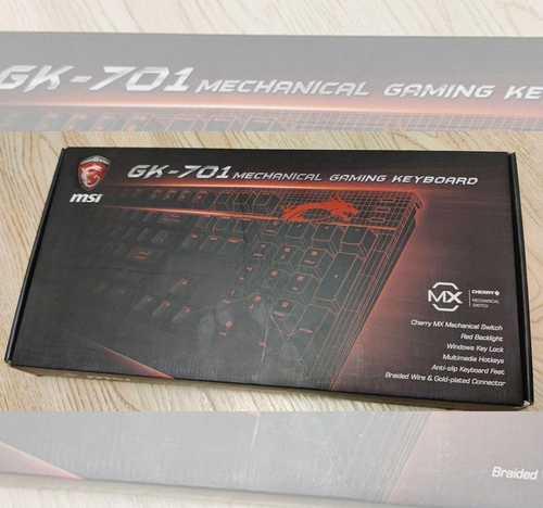 Механическая клавиатура MSI GK 701