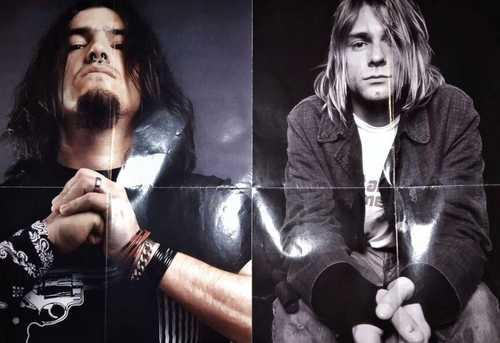 Kerrang постер А1 Nirvana,Machine Head,HIM и тд