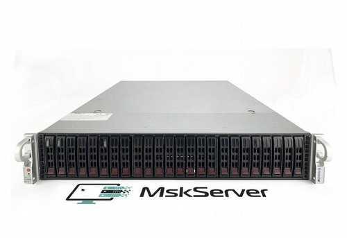 Сервер Supermicro 2028R-E1CR24N 2x E5-2696v4 256Gb