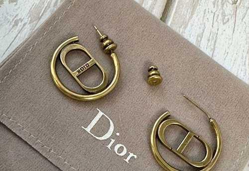 Серьги christian dior