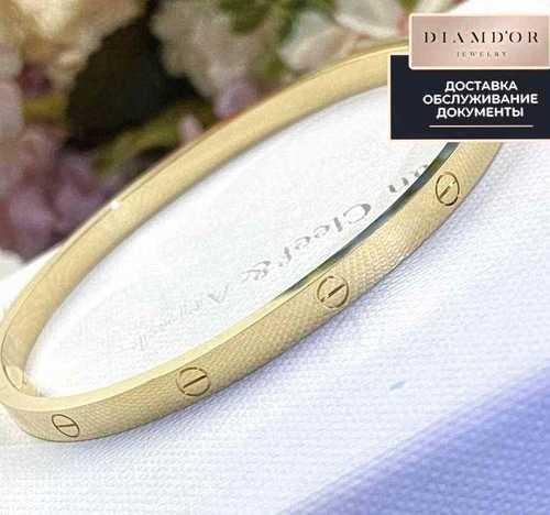 Золотой браслет Cartier Лав