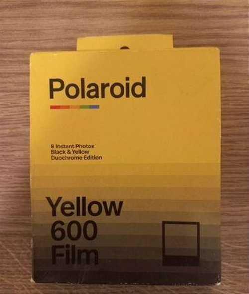 Кассета polaroid 600 black & yellow