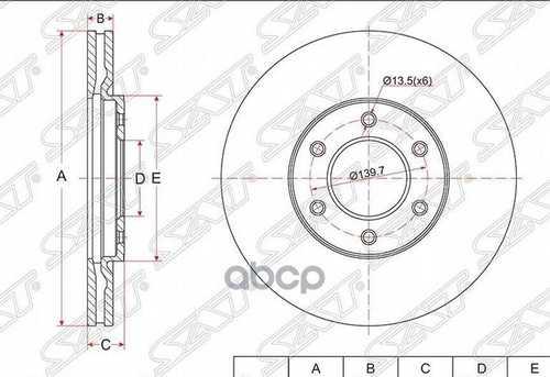 Диск тормозной перед infiniti QX56 04-10/nissan