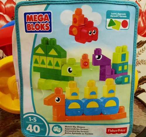 Конструктор   тележка Mega Bloks