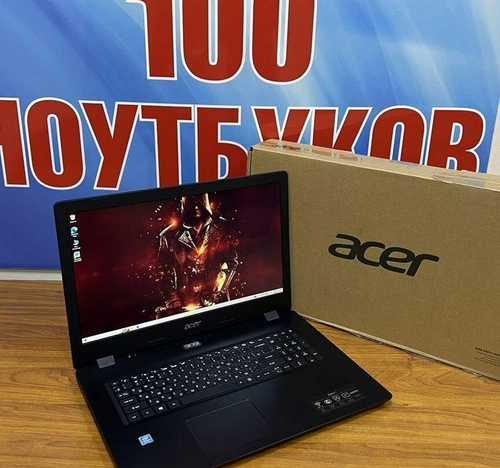 Большой Acer на гарантии / 17" IPS / ssd