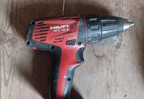 Аккумуляторная дрель Hilti sfс 14a