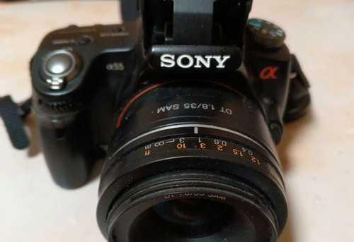 Зеркальный фотоаппарат Sony slt a55v