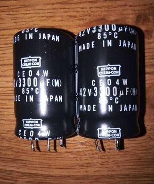 Конденсаторы nippon chemi COM 42V3300