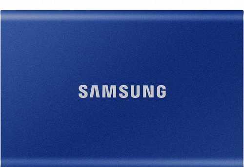 Внешний SSD Samsung T7 1Tb, синий (MU-PC1T0H/WW)