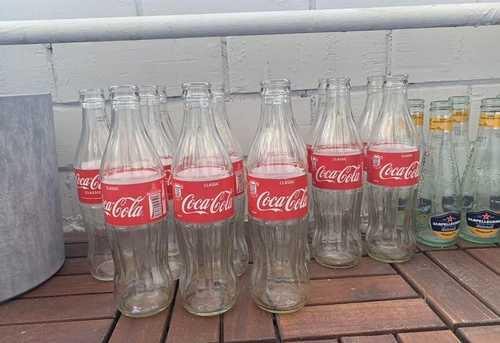 Бутылки от coca cola, san peligrino, new castle