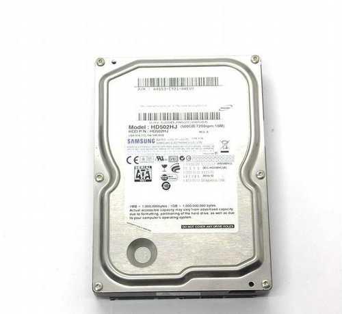 Жесткий диск Samsung 500Gb 7200 rpm SATA HD502HJ