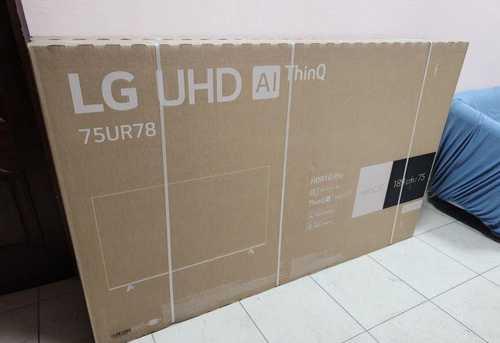 75" Телевизор LG 75UR78001LJ 4K Ultra HD / Новый