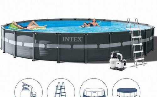 Бассейн Intex Ultra XTR Frame 26330, 549х132 см