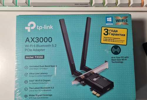 Tp-link Archer TX55E wi-fi адаптер на 2,4 Гц 5 Гц