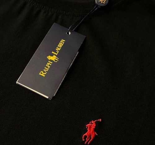 Футболка Polo Ralph Lauren черная люкс