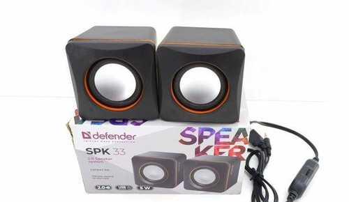 Акустическая система Defender SPK- 33 2*2,5W USB