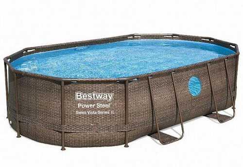 Каркасный бассейн Bestway Swim Vista 56946 (488x3