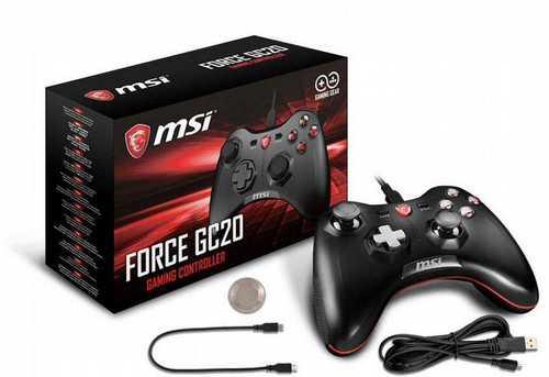 Геймпад проводной MSI Force GC20 черный