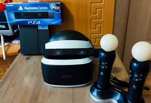 Sony PlayStation VR шлем +2 Мува+зарядное