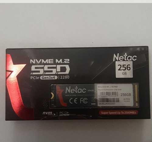 Ssd m2 nvme 256gb netac