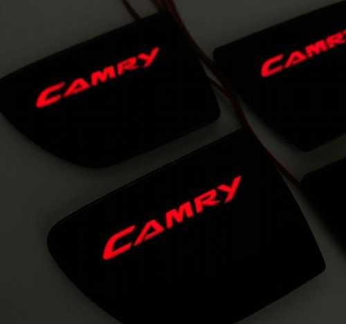 LED подсветка ручек салона дверей Toyota Camry 30