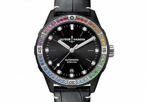 Часы женские Ulysse Nardin Lady Diver Rainbow 39мм