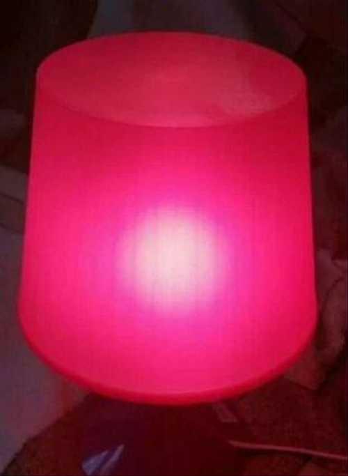 Лампа настольная розовая,lampan IKEA