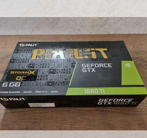 Видеокарта Palit GTX 1660 Ti StormX OC 6G