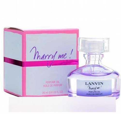 Парфюмированное масло Lanvin Marry Me 20 ml