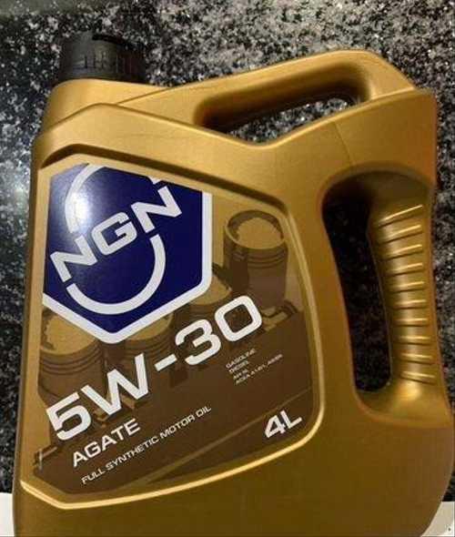 Масло моторное NGN 5W-30 agate SL/CF 4л (синт.)