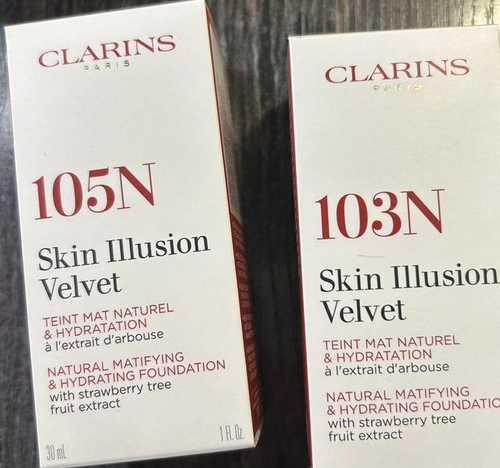 Clarins skin illusion velvet новый