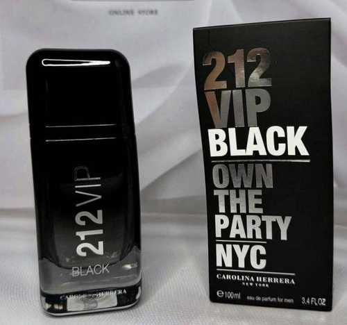 Carolina Herrera 212 VIP Black мужской парфюм духи