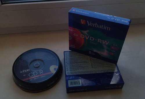 DVD-RW и CD-R диски