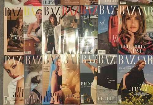 Журналы Vogue Bazaar (40 шт)
