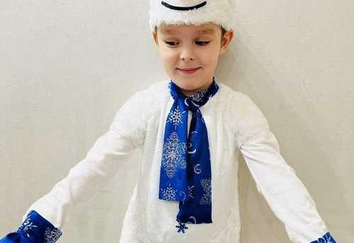 Новогодний костюм снеговика 104-110